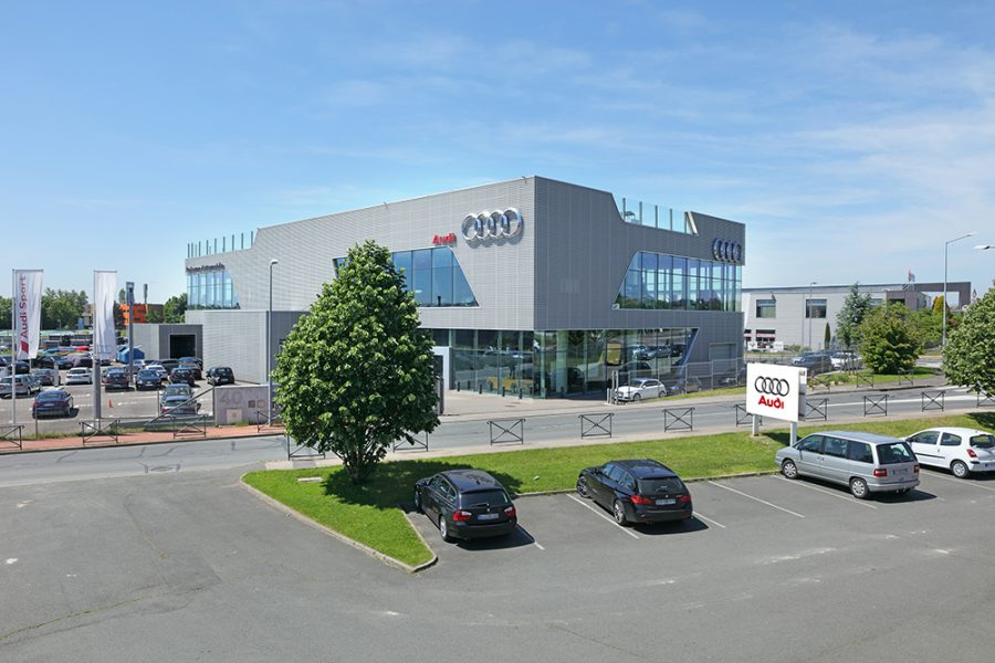 Audi Terminal Facade Cladding - Perfox
